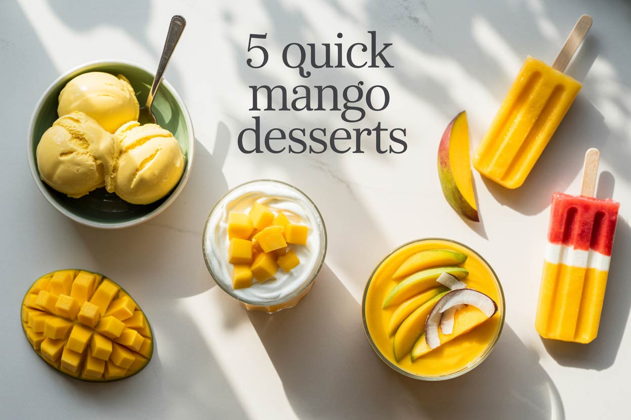 5 Quick Mango Desserts: Easy, Delicious & Irresistible